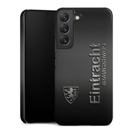 DeinDesign Galaxy S22 Handy Premium Case Smartphone Handyh&uuml;lle Schutzh&uuml;lle gl&auml;nzend Logo Eintracht Braunschweig Official Licensed Product Premium Case