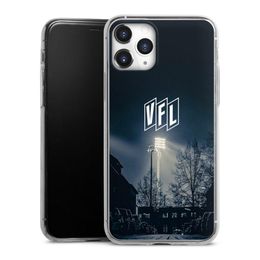 DeinDesign iPhone 11 Pro Handy Slim Case Silikon Handyh&uuml;lle transparent H&uuml;lle extra d&uuml;nn Soccer Vfl Osnabr&uuml;ck Official Licensed Product Silikon Slim Case