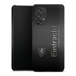 DeinDesign Galaxy A53 5G Handy Premium Case Smartphone Handyh&uuml;lle Schutzh&uuml;lle gl&auml;nzend Eintracht Braunschweig Logo Official Licensed Product Premium Case