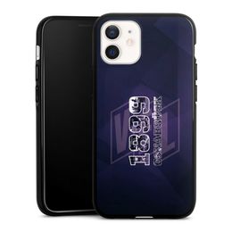 DeinDesign iPhone 12 mini Handy Silikon H&uuml;lle Case schwarz Handyh&uuml;lle Vfl Osnabr&uuml;ck Sports Official Licensed Product