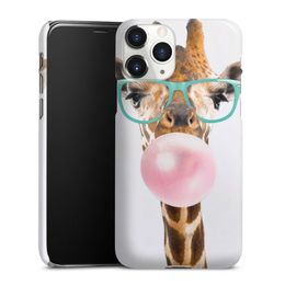 DeinDesign iPhone 11 Pro Handy Premium Case Smartphone Handyh&uuml;lle Schutzh&uuml;lle gl&auml;nzend Giraffe Animals Glasses Premium Case