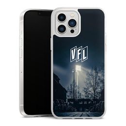 DeinDesign iPhone 13 Pro Max Handy Silikon H&uuml;lle Case transparent Handyh&uuml;lle Soccer Vfl Osnabr&uuml;ck Official Licensed Product Silikon Case