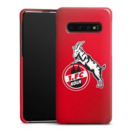 DeinDesign Galaxy S10 Handy Premium Case Smartphone Handyh&uuml;lle Schutzh&uuml;lle gl&auml;nzend 1. Fc K&ouml;ln Effzeh Official Licensed Product Premium Case