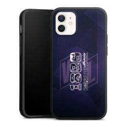 DeinDesign iPhone 12 mini Handy Premium Silikon H&uuml;lle Handyh&uuml;lle schwarz Case Vfl Osnabr&uuml;ck Sports Official Licensed Product Silikon Premium Case