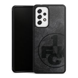DeinDesign Galaxy A53 5G Handy Gallery Case Handyh&uuml;lle 9H Geh&auml;rtetes Glas R&uuml;ckseite H&uuml;lle Concrete 1. Fc Kaiserslautern 1. Fck Gallery Case
