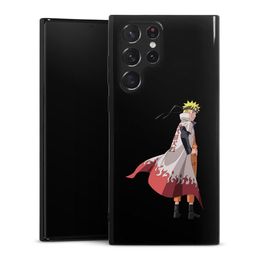 DeinDesign Galaxy S22 Ultra Handy Silikon H&uuml;lle Case schwarz Handyh&uuml;lle Sensei Naruto Shippuden Hokage