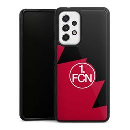 DeinDesign Galaxy A53 5G Handy Gallery Case Handyh&uuml;lle 9H Geh&auml;rtetes Glas R&uuml;ckseite H&uuml;lle Merchandise 1. Fcn 1. Fc N&uuml;rnberg Gallery Case