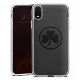 DeinDesign iPhone Xr Handy Silikon H&uuml;lle Case transparent Handyh&uuml;lle Official Licensed Product Spvgg Greuther F&uuml;rth Clover Silikon Case