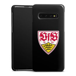 DeinDesign Galaxy S10 Handy Premium Case Smartphone Handyh&uuml;lle Schutzh&uuml;lle gl&auml;nzend Vfb Stuttgart Coat Of Arms Official Licensed Product Premium Case