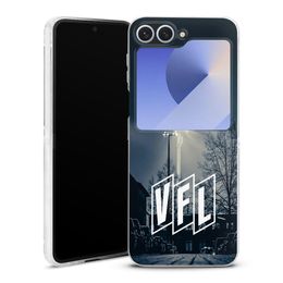 DeinDesign Galaxy Z Flip 7 FE Handy Hard Case Schutzh&uuml;lle transparent Smartphone Handy H&uuml;lle Official Licensed Product Soccer Vfl Osnabr&uuml;ck Hard Case