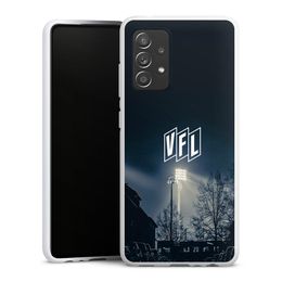 DeinDesign Galaxy A52s 5G Handy Silikon H&uuml;lle Case wei&szlig; Handyh&uuml;lle Soccer Vfl Osnabr&uuml;ck Official Licensed Product Silikon Case