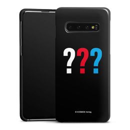 DeinDesign Galaxy S10 Handy Premium Case Smartphone Handyh&uuml;lle Schutzh&uuml;lle gl&auml;nzend Official Licensed Product Die Drei ??? Logo Premium Case
