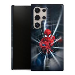 DeinDesign Galaxy S24 Ultra Handy Premium Case Smartphone Handyh&uuml;lle Schutzh&uuml;lle gl&auml;nzend Kinofilm Marvel Spiderman Premium Case