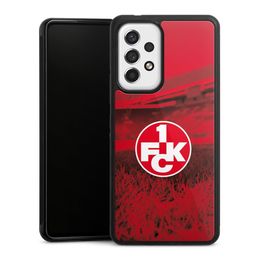 DeinDesign Galaxy A53 5G Handy Gallery Case Handyh&uuml;lle 9H Geh&auml;rtetes Glas R&uuml;ckseite H&uuml;lle 1. Fc Kaiserslautern 1. Fck Official Licensed Product Gallery Case