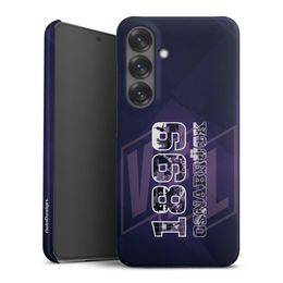 DeinDesign Galaxy S25 Handy Premium Case Smartphone Handyh&uuml;lle Schutzh&uuml;lle matt Vfl Osnabr&uuml;ck Sports Official Licensed Product Premium Case