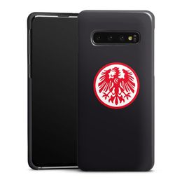 DeinDesign Galaxy S10 Handy Premium Case Smartphone Handyh&uuml;lle Schutzh&uuml;lle gl&auml;nzend Sge Eintracht Frankfurt Logo Premium Case