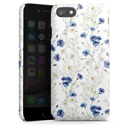 DeinDesign iPhone SE (2020) Handy Premium Case Smartphone Handyh&uuml;lle Schutzh&uuml;lle gl&auml;nzend Muster Flowers Flower Premium Case