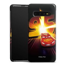 DeinDesign Galaxy S10 Handy Premium Case Smartphone Handyh&uuml;lle Schutzh&uuml;lle gl&auml;nzend Official Licensed Product Cars Lightning Mcqueen 95 Premium Case