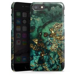 DeinDesign iPhone SE (2022) Handy Premium Case Smartphone Handyh&uuml;lle Schutzh&uuml;lle gl&auml;nzend Muster Glitzer Marble Premium Case