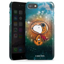 DeinDesign iPhone SE (2020) Handy Premium Case Smartphone Handyh&uuml;lle Schutzh&uuml;lle gl&auml;nzend Official Licensed Product Astronaut Snoopy Premium Case