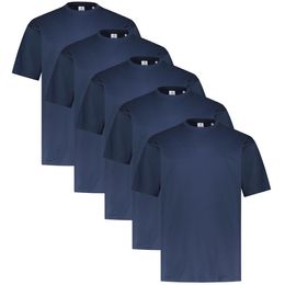 Herren Gro&szlig;e Gr&ouml;&szlig;en | Pfundskerl 5er-Pack Basic T-Shirt Farbe dunkelblau Gr&ouml;&szlig;e: 3XL