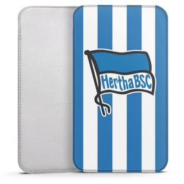 DeinDesign iPhone 16 Pro Max Handy H&uuml;lle Tasche Sleeve Socke Schutzh&uuml;lle Flag Hertha Bsc Stripes Sleeve