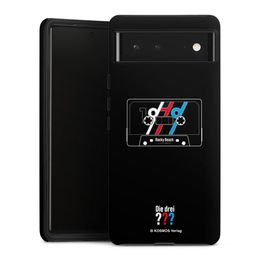 DeinDesign Google Pixel 6 Handy Panzer Handyh&uuml;lle robuste Outdoor H&uuml;lle Schutzh&uuml;lle matt Official Licensed Product Die Drei ??? Cassette Tough Case
