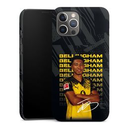 DeinDesign iPhone 12 Pro Max Handy Premium Case Smartphone Handyh&uuml;lle Schutzh&uuml;lle matt Borussia Dortmund Jobe Bellingham Bvb Premium Case