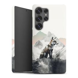 DeinDesign Galaxy S25 Ultra Handy Premium Case Smartphone Handyh&uuml;lle Schutzh&uuml;lle matt Nature Mountain Fox Premium Case