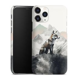 DeinDesign iPhone 11 Pro Handy Premium Case Smartphone Handyh&uuml;lle Schutzh&uuml;lle matt Nature Mountain Fox Premium Case
