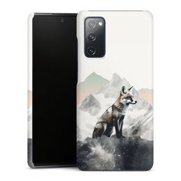 DeinDesign Galaxy S20 FE Handy Premium Case Smartphone Handyh&uuml;lle Schutzh&uuml;lle matt Nature Mountain Fox Premium Case