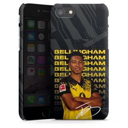 DeinDesign iPhone SE (2022) Handy Premium Case Smartphone Handyh&uuml;lle Schutzh&uuml;lle matt Borussia Dortmund Jobe Bellingham Bvb Premium Case