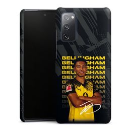 DeinDesign Galaxy S20 FE 5G Handy Premium Case Smartphone Handyh&uuml;lle Schutzh&uuml;lle matt Borussia Dortmund Jobe Bellingham Bvb Premium Case