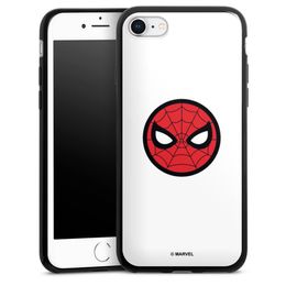 DeinDesign iPhone SE (2020) Handy Slim Case extra d&uuml;nn Silikon Handyh&uuml;lle schwarz H&uuml;lle Marvel Merchandise Spiderman Silikon Slim Case