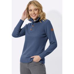 Classic Basics Damen Troyer "Langarm-Pullover"burgund, Gr. 44, unifarben, 100% Polyacryl, Pullover