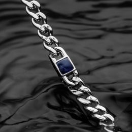 Holzkern Armb&auml;nder Herren Silber und Marmor