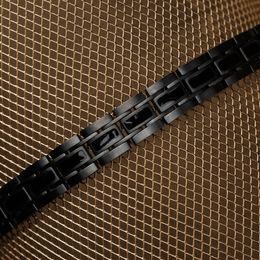 Holzkern Herren Armband Tremolo Ahornholz & Edelstahl in Dunkelgrau Wasserfest