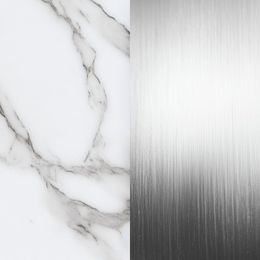 Silberne Halskette mit Anh&auml;nger aus wei&szlig;em T&uuml;rkisstein, Minimalistisches Design Perception