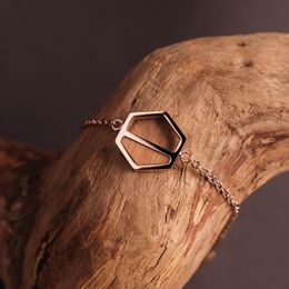 Holzkern Assemblage Armband Damen Ros&eacute; und Olive