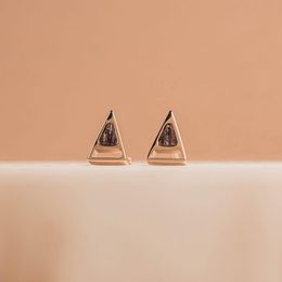 Holzkern Ink Ohrringe Damen Gold und Wenge
