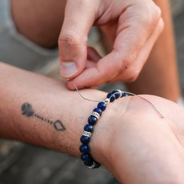 Holzkern Superset Herren Lapislazuli und Lapislazuli