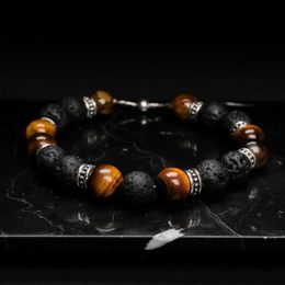 Holzkern Superset Herren Lava und Tigerauge