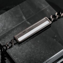 Holzkern Planarity Armband Herren Dunkelgrau und Marmor