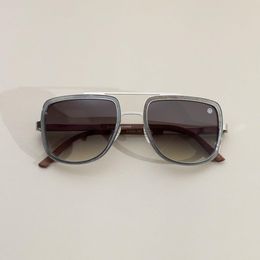 Holzkern Sonnenbrille The Pragmatist (Schiefer/Silber)