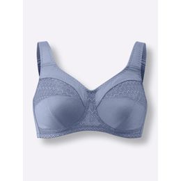 WITT Damen Sport-BH ohne B&uuml;gel, taubenblau, Gr&ouml;&szlig;e 110D