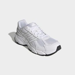 Damen Sneaker "TECHNOCHAOS 2000", adidas Sportswear, Gr. 40cloud wei&szlig;, ftwr wei&szlig;, grau one, Synthetik, Textil, Schuhe, inspiriert vom Design des