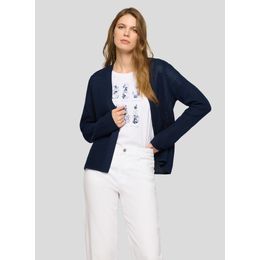 Rabe Damen Strickjacke "Strickjacke"dunkelblau, Gr. 38, unifarben, 50%Baumwolle, 50%Polyacryl, Strickjacken