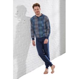 Normann Herren Schlafanzug marine Gr&ouml;&szlig;e 52/54