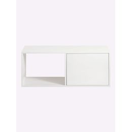 HEINE HOME Bank, Wei&szlig;, Gr. H/B/T ca. 40x100x40 cm, B&auml;nke & Hocker, Material: MDF