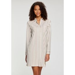 VIVANCE DREAMS BY LASCANA Nachthemd mehrfarbig Gr. 44/46 f&uuml;r Damen. Mit Allover-Druck. Loose Fit. Nachhaltig.